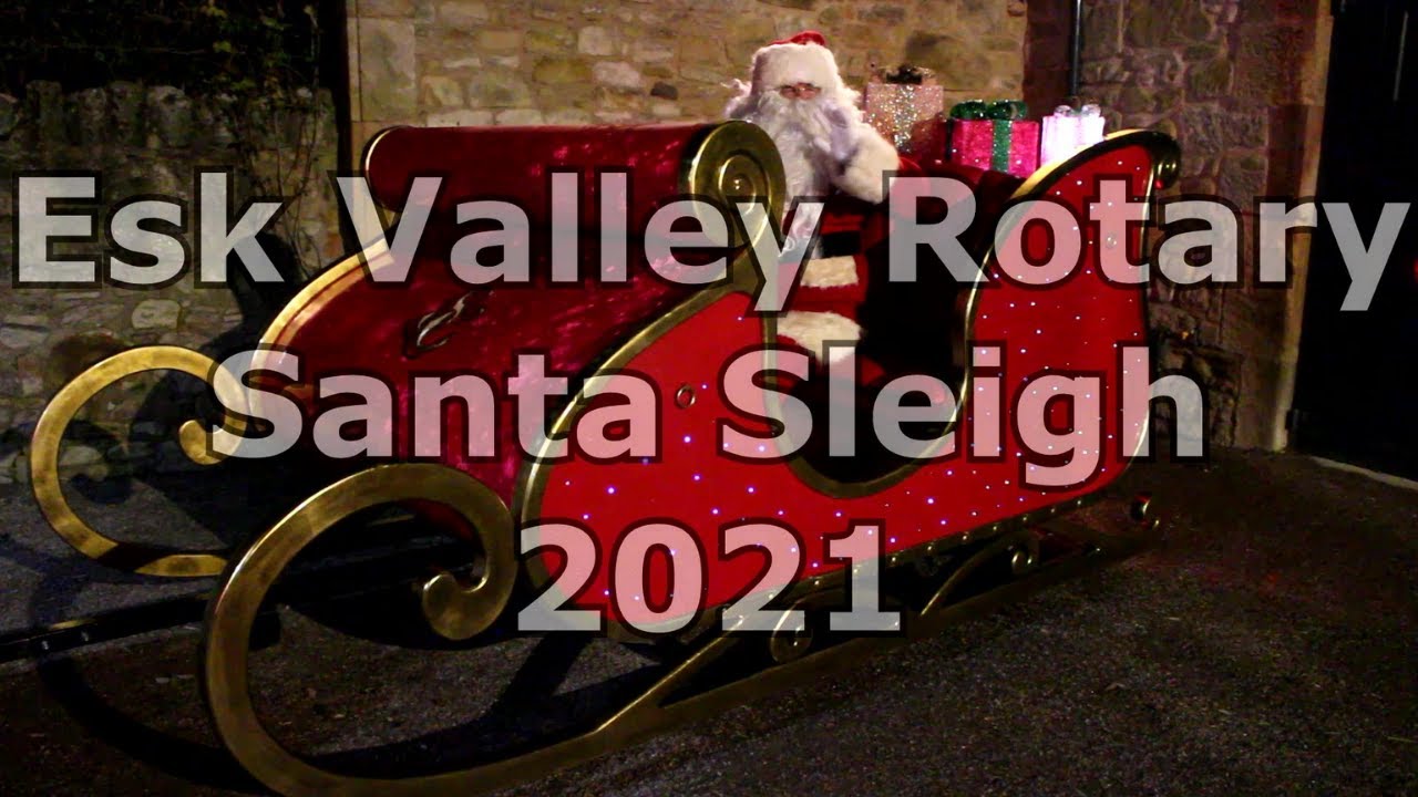 The Worlds Best Rotary Santa Sleigh Ever - YouTube