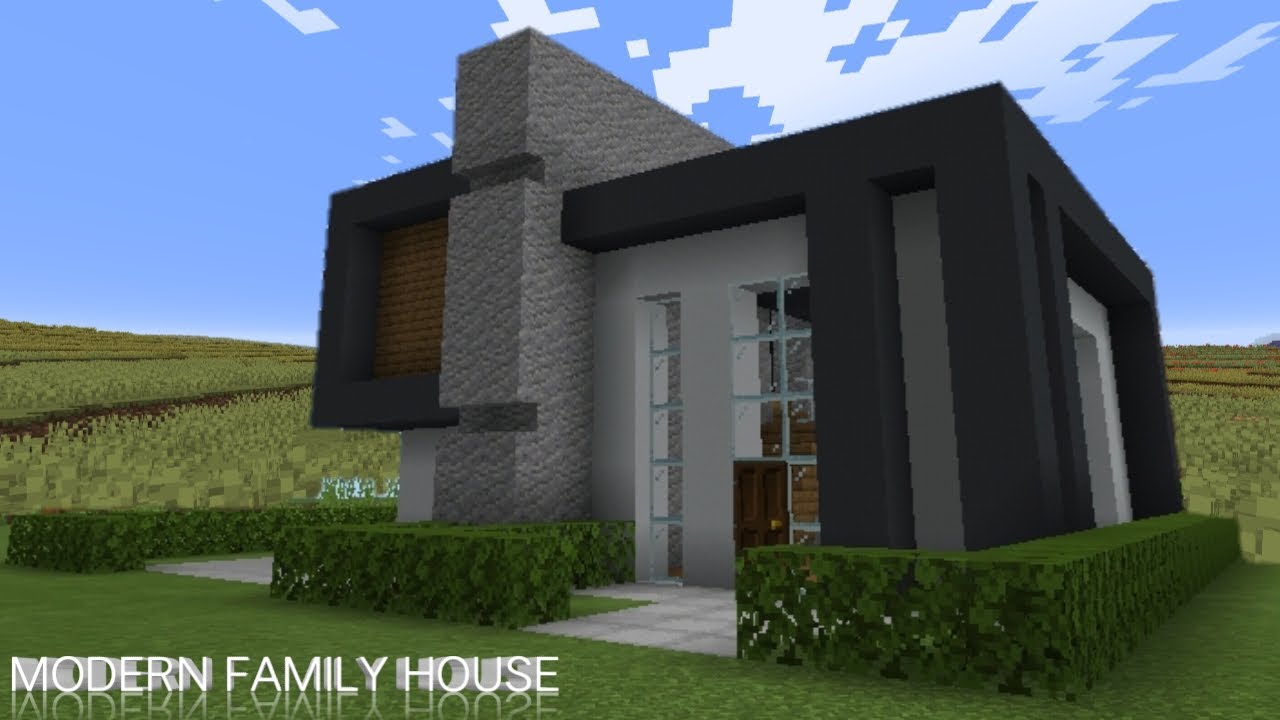 MINECRAFT: MODERN FAMILY HOUSE - YouTube