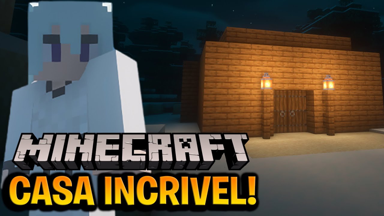 Construindo Uma Incrível Casa De Madeira No Minecraft - YouTube