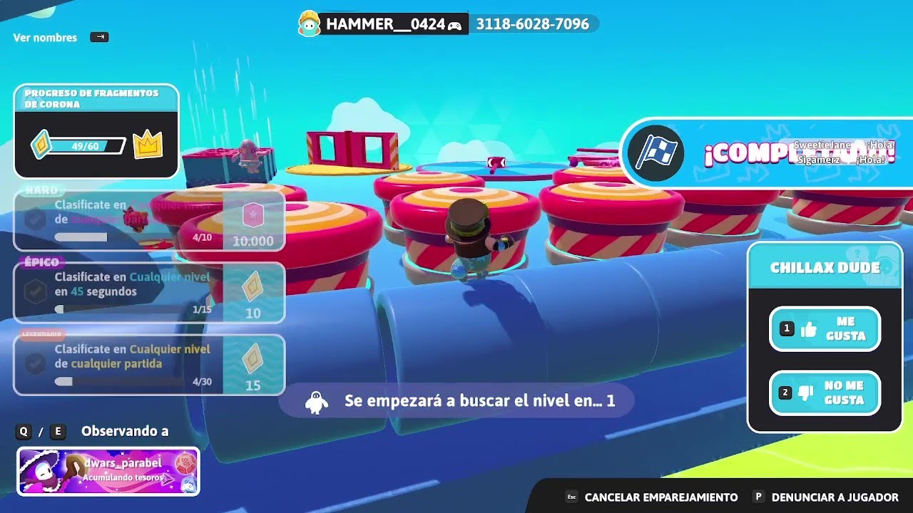CHILLAX DUDE, 3118 6028 7096, Fall Guys, PC 2024 07 - YouTube
