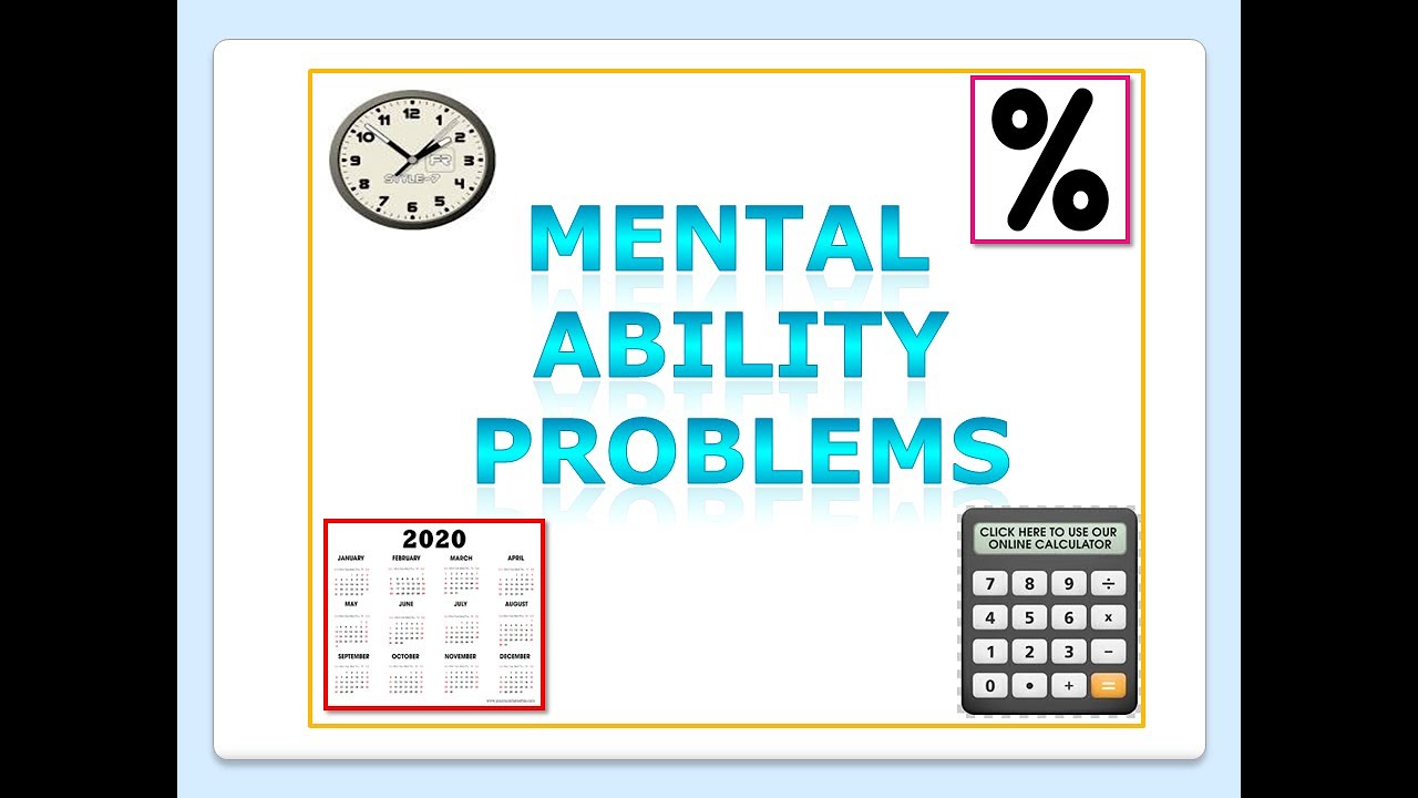 Mental Ability Problems solved || Kannada - YouTube