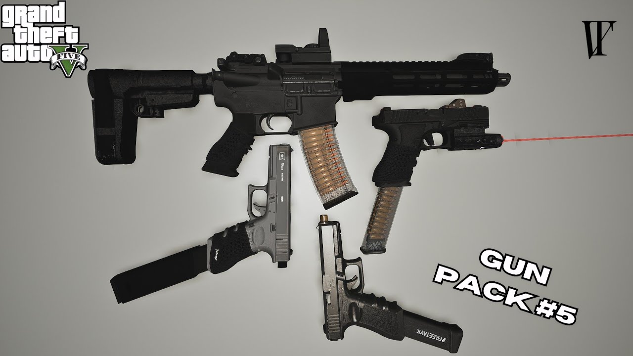 Gun Pack For GTA 5 | Glocks and Switches | #5 - YouTube