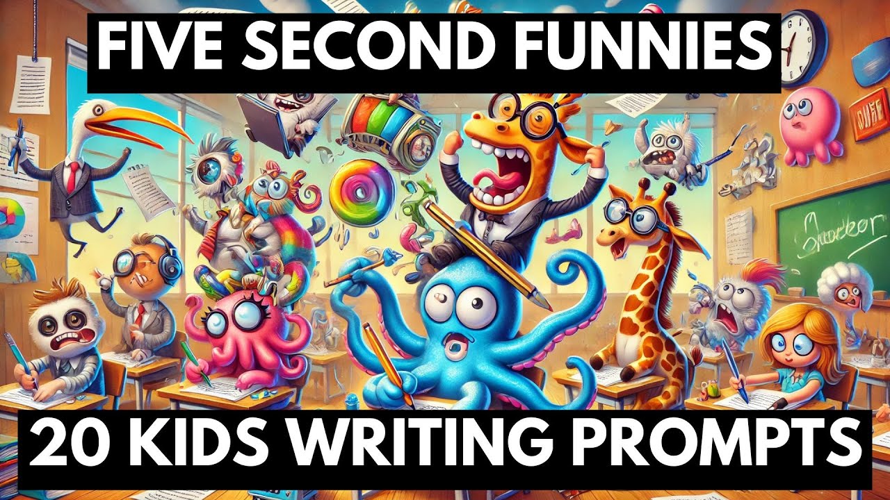 Funny Writing Prompts Practice for Kids - Fun Practice - YouTube
