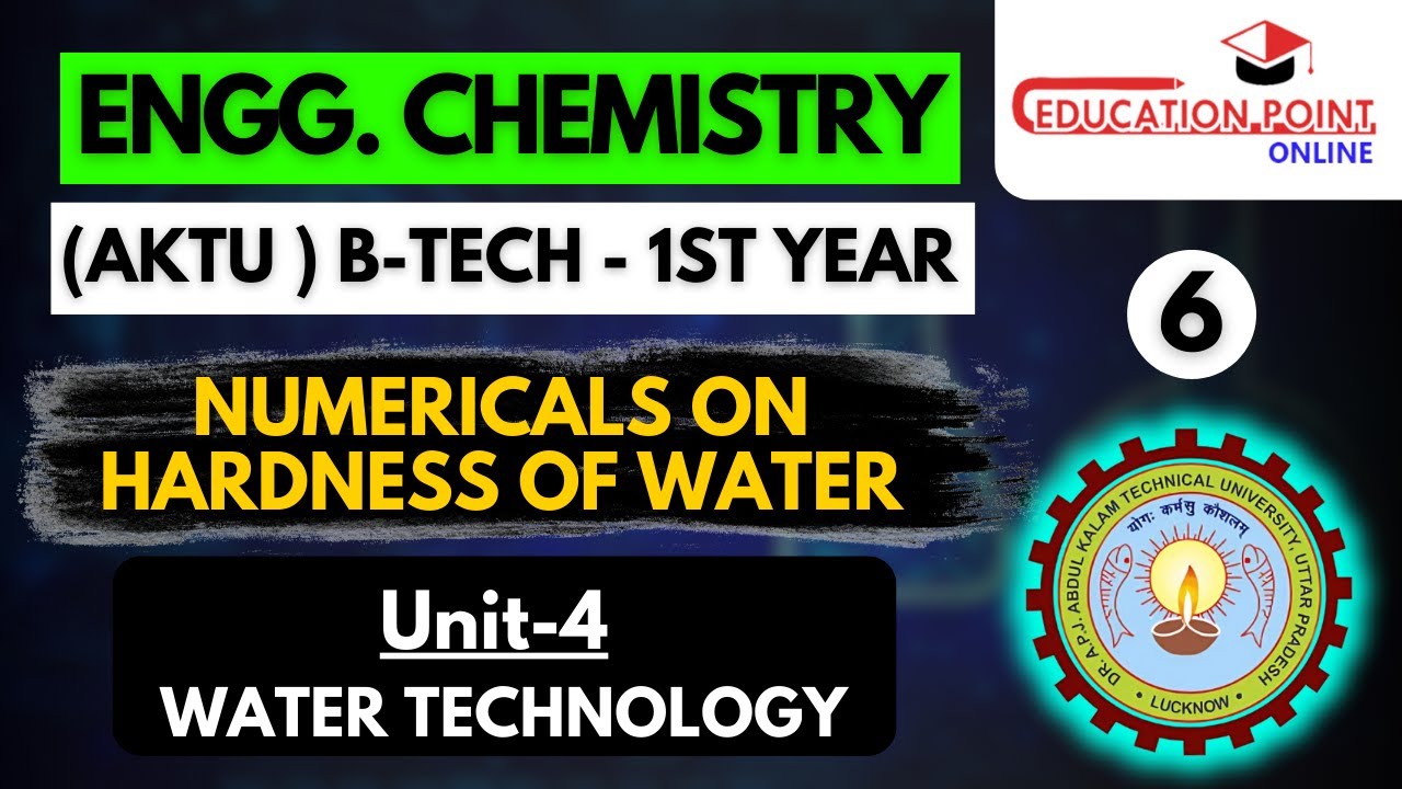 Lec 6 | Numericals on Hardness of Water | Engineering Chemistry AKTU B ...