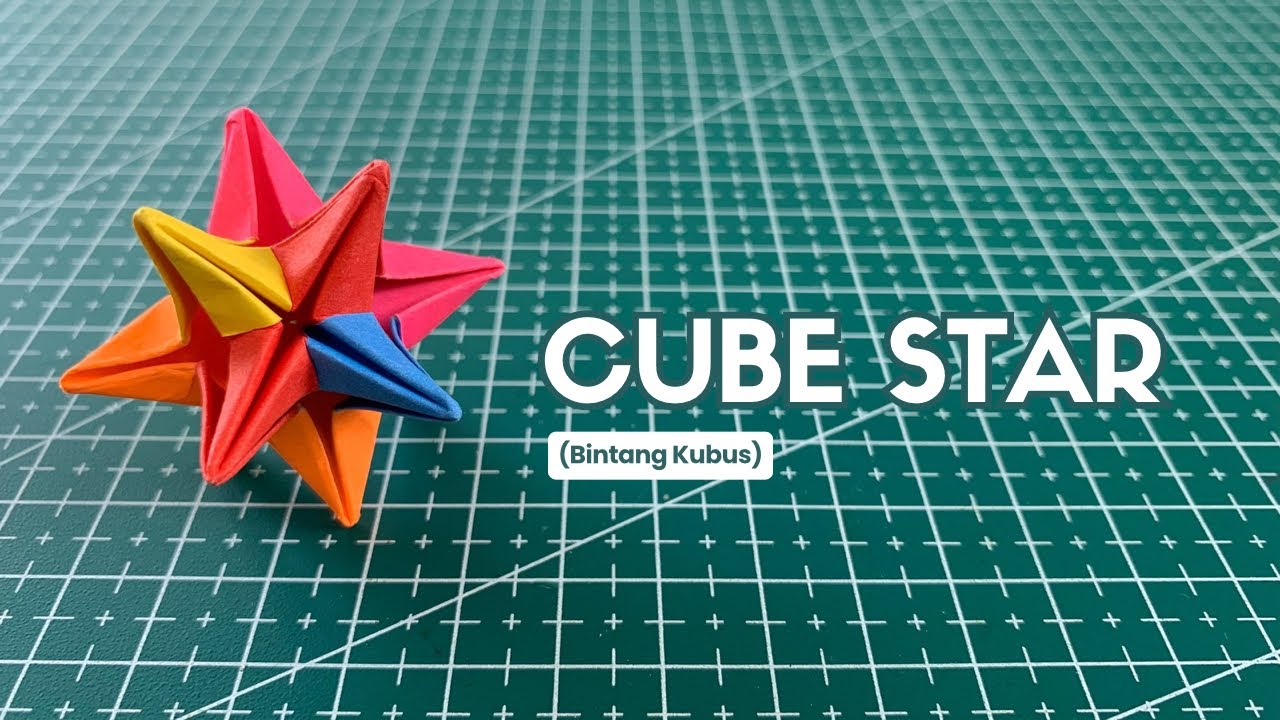 Tutorial Membuat Origami Bintang Kubus | Cube Star Origami - How to ...