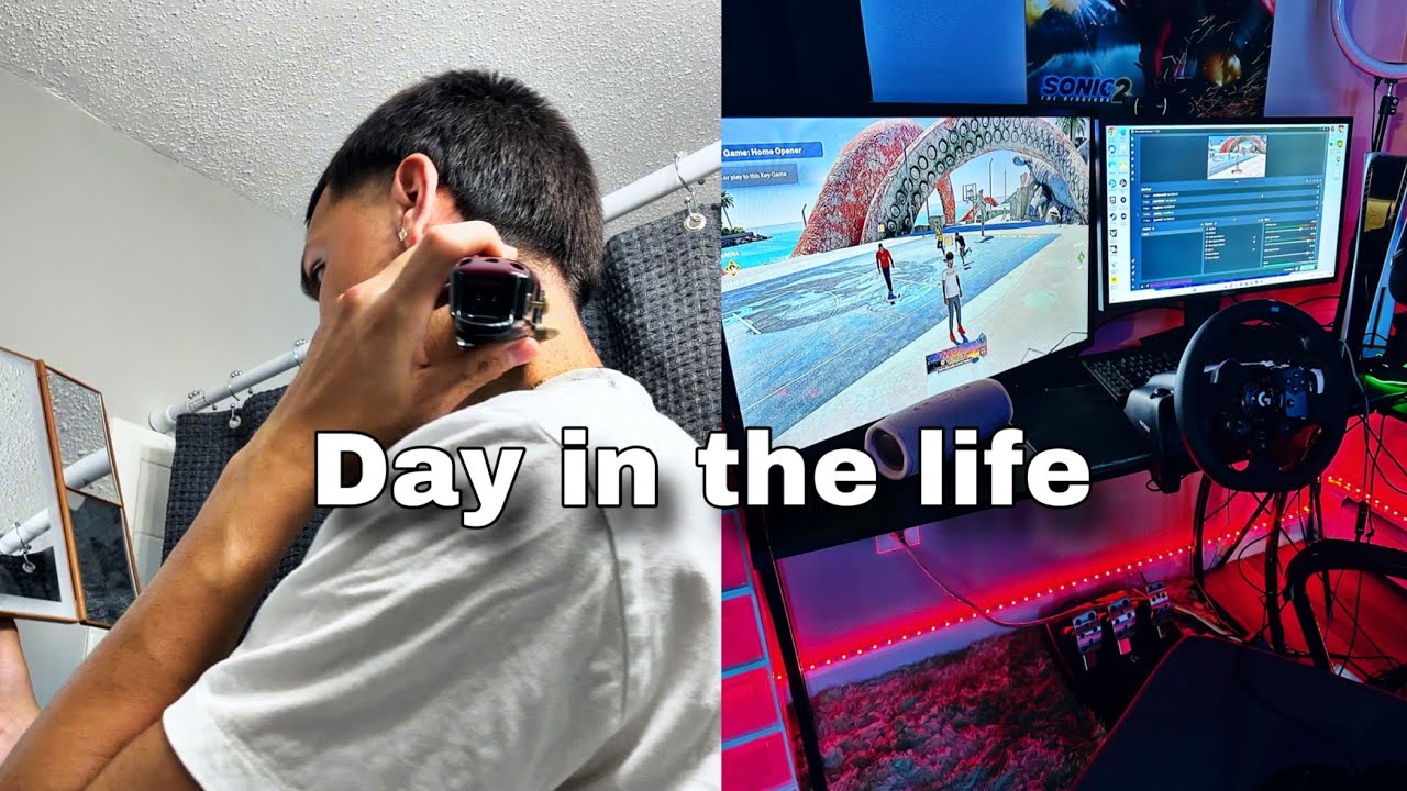 DAY IN THE LIFE OF A STREAMER/YOUTUBER - YouTube