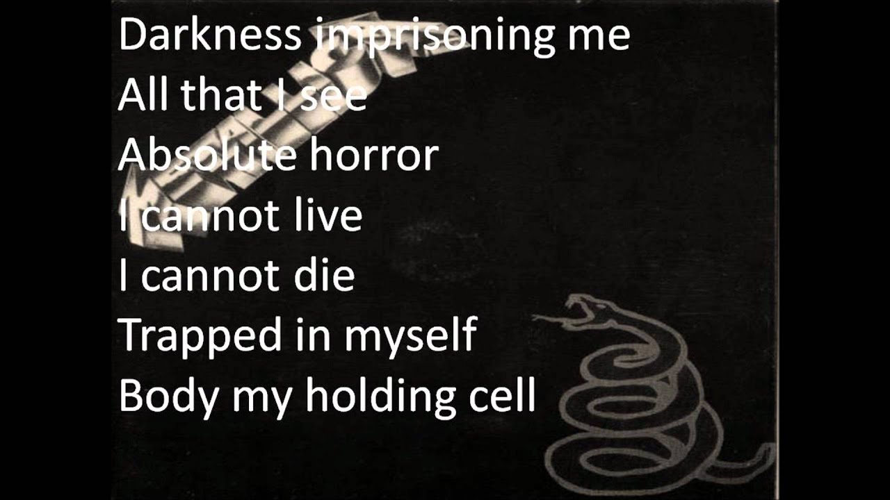Metallica One Lyrics - YouTube
