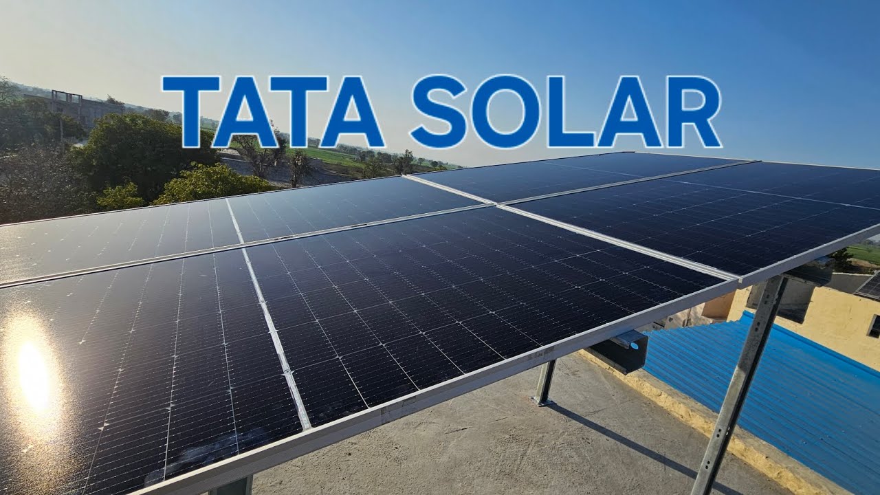 2kw TATA SOLAR PANEL ON Gird system installation with subsidy 1.1lakh ...