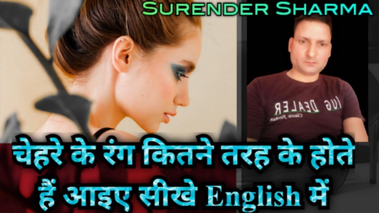 Face Complexion in English - YouTube