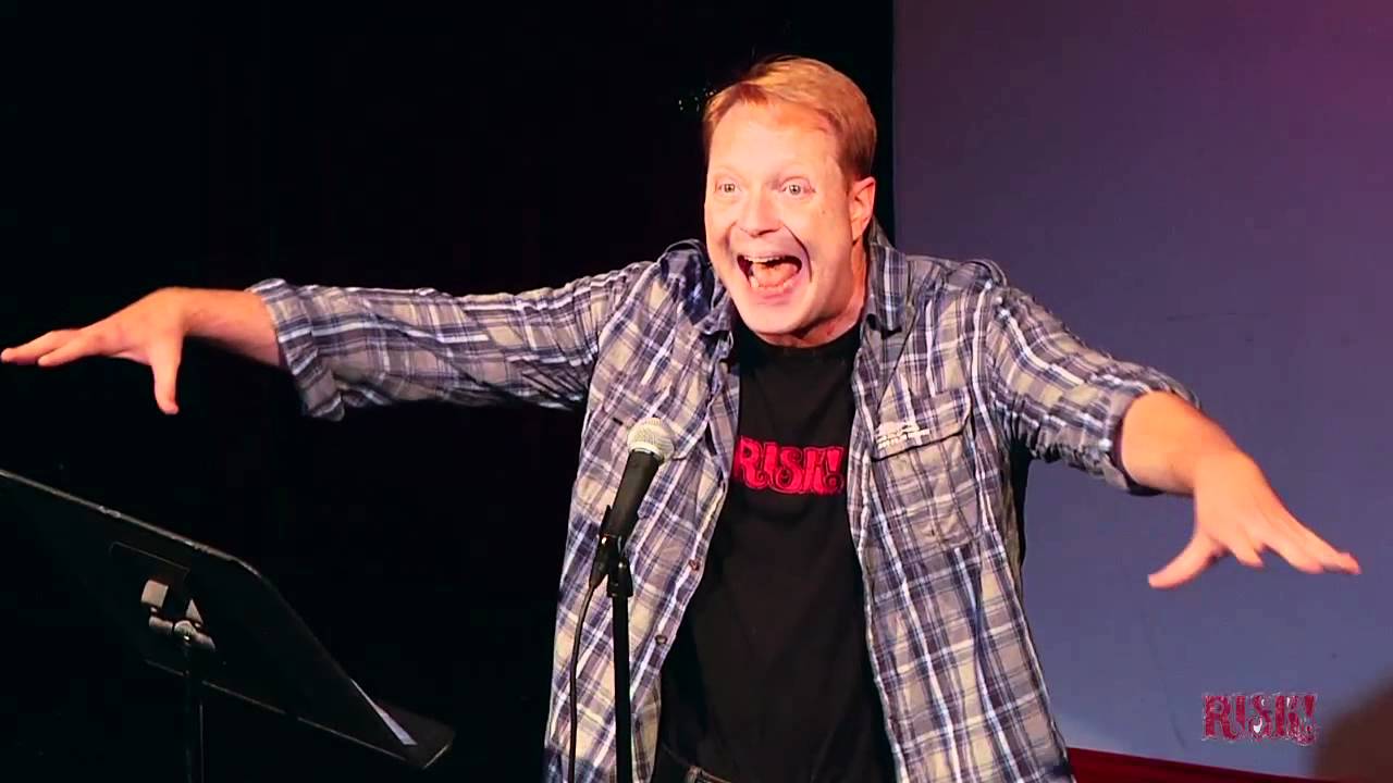 Kevin Allison performs at the RISK! Live Show in NYC - Nov. 17, 2011 ...