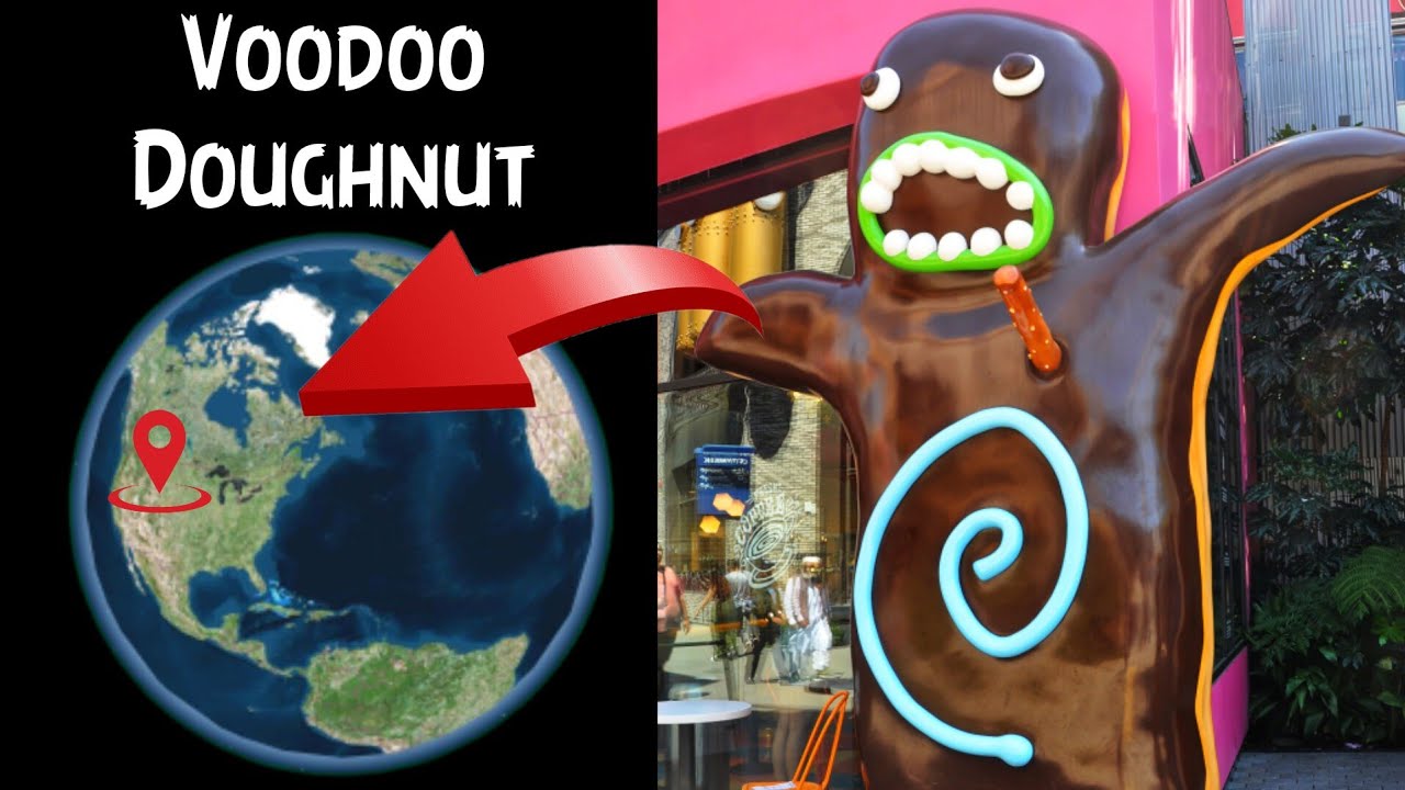 VOODOO DOUGHNUT 💯 On Google Maps! - YouTube