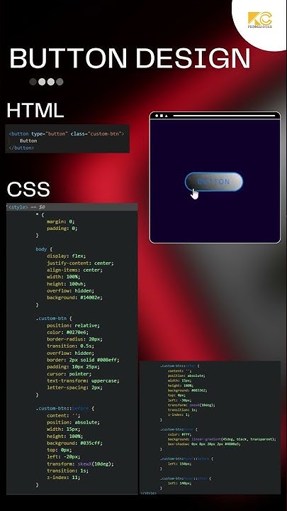 Hoverable Skew Animation Button Design With Html And Css Youtube