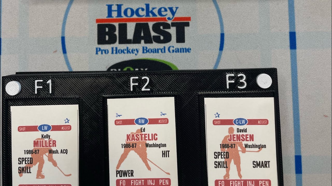 Hockey Blast how to video with Travis Jansen trays. 1986-87 NY Rangers ...