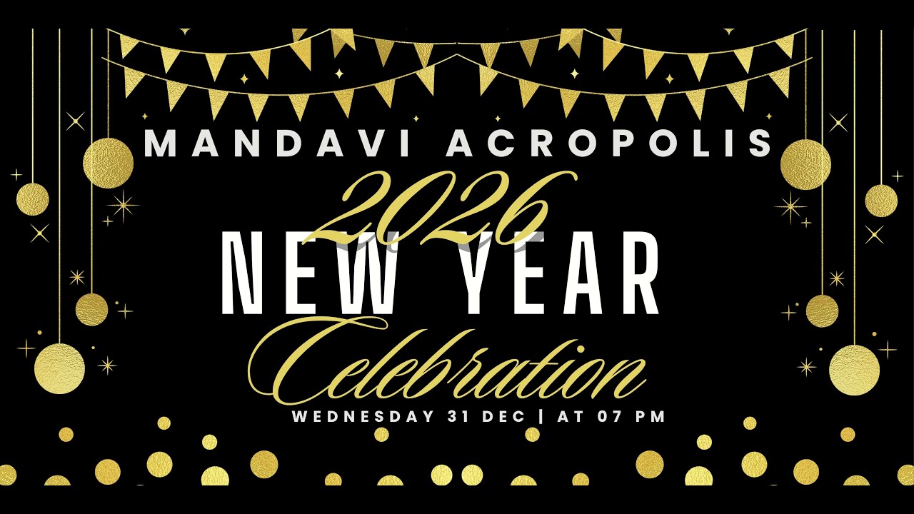 2026 NEW YEAR CELEBRATION LIVE | MANDAVI ACROPOLIS - YouTube