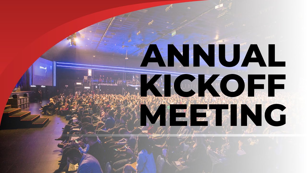 Annual Kick Off Meeting - YouTube