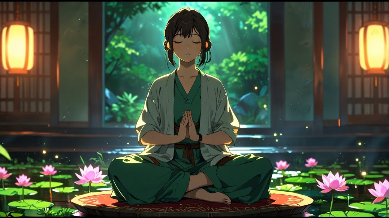 Meditación Zen Anime 1 hora 🌸 Música para Calmar la Mente # ...
