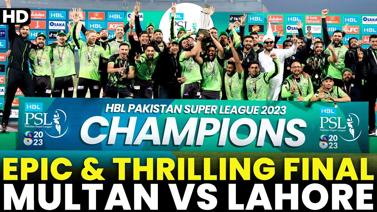 Most Epic & Thrilling Final in HBL PSL History | Multan Sultans vs Lahore Qalandars | HBL PSL ...