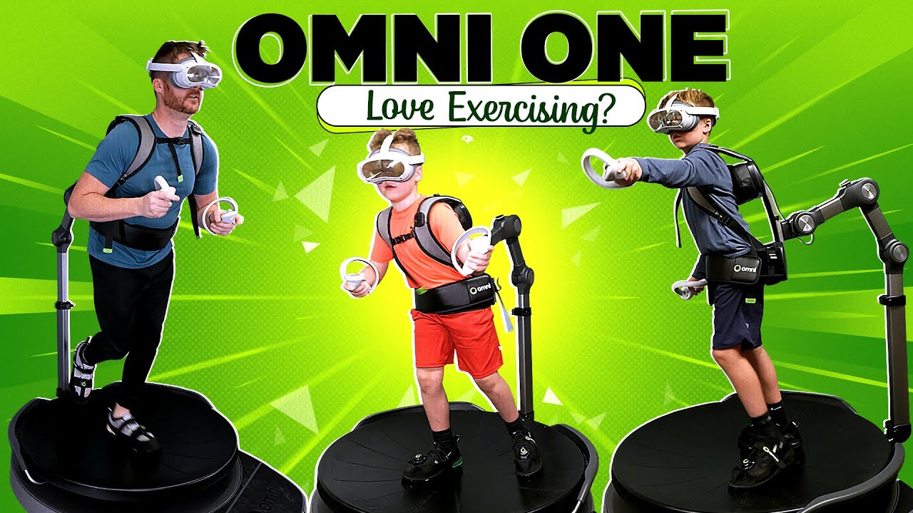 Omni One VR Gaming Treadmill Review | The Future of Fitness, Cardio ...