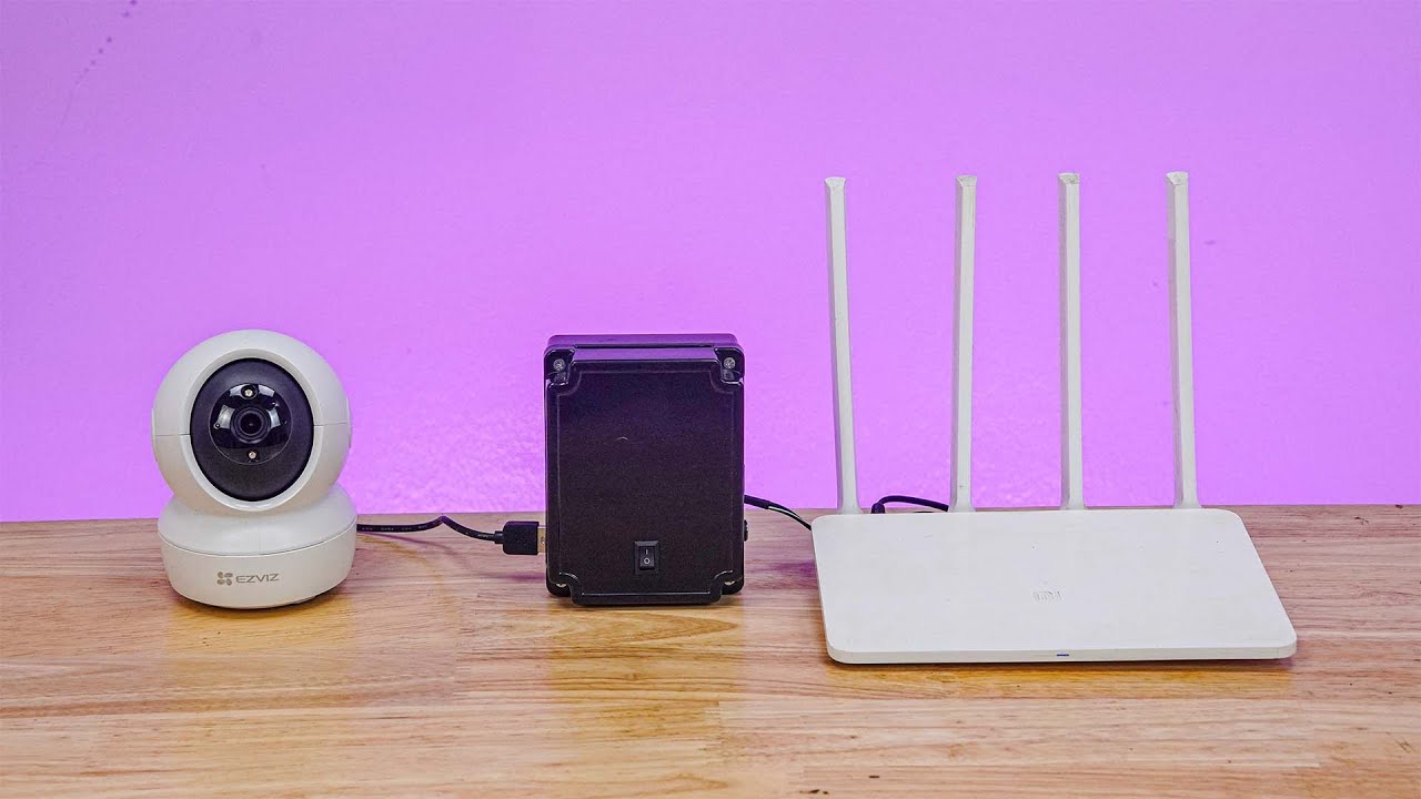 How to make UPS for Router Wifi and Camera - You will never lose wifi ...