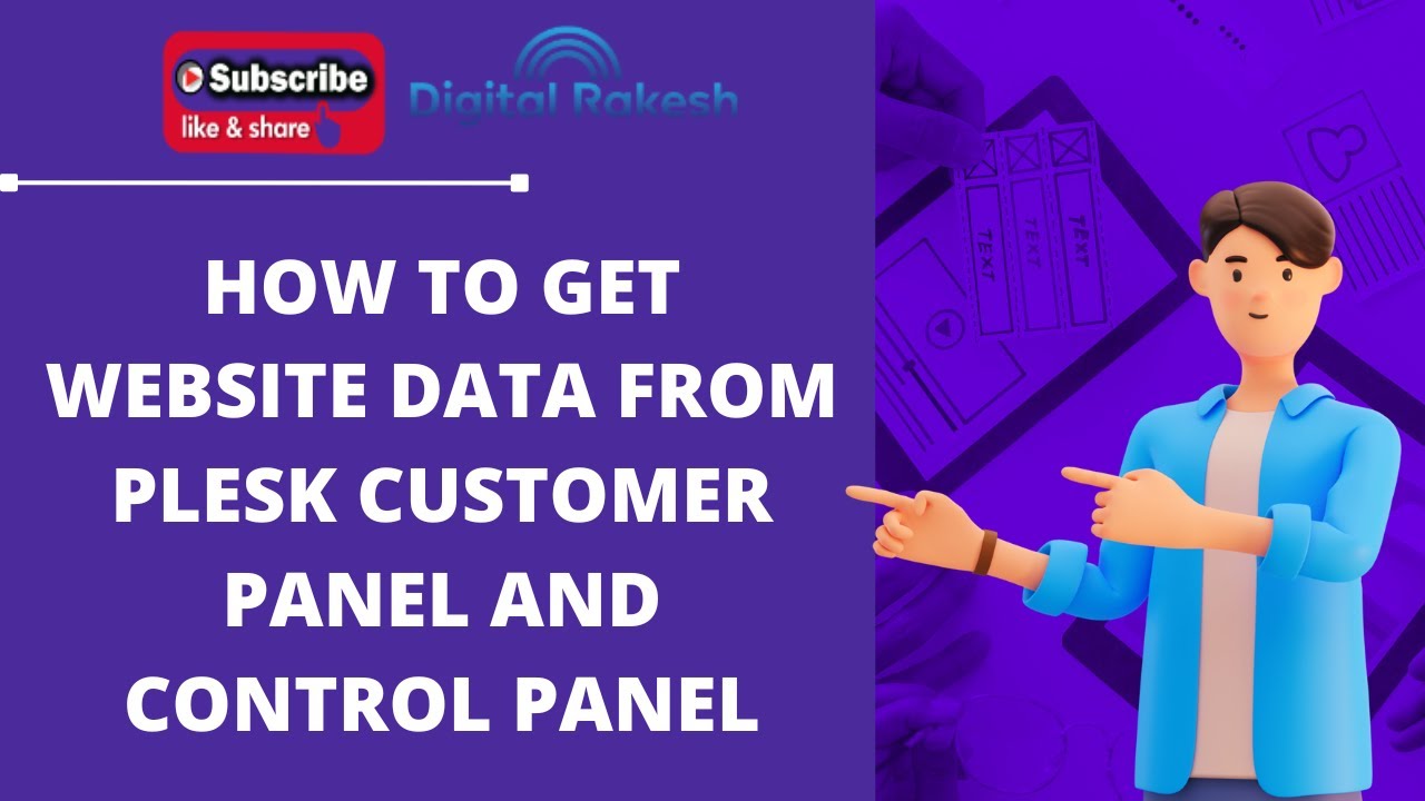 How To Get Website Data From Plesk Customer Panel And Control Panel ...