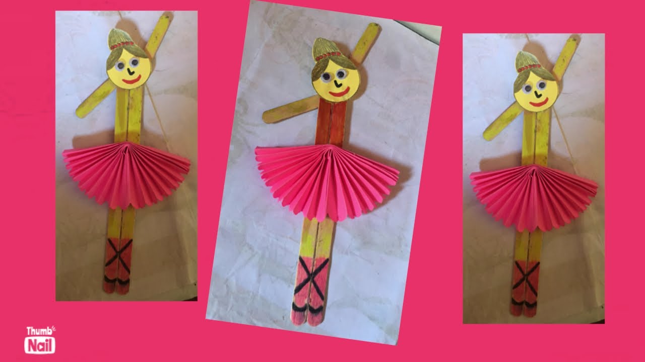 How to make a Ballerina || #amazingcraft || Easy Craft for Kids || # ...