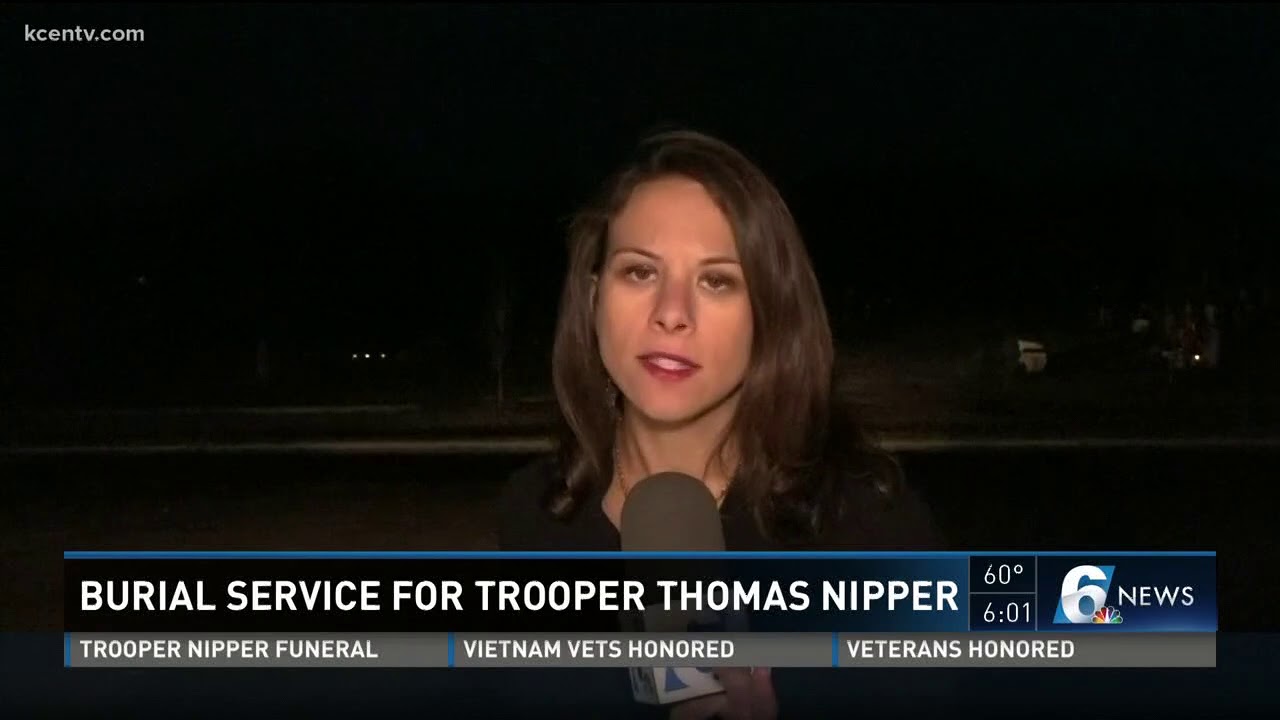 Burial service held for Trooper Thomas Nipper - YouTube