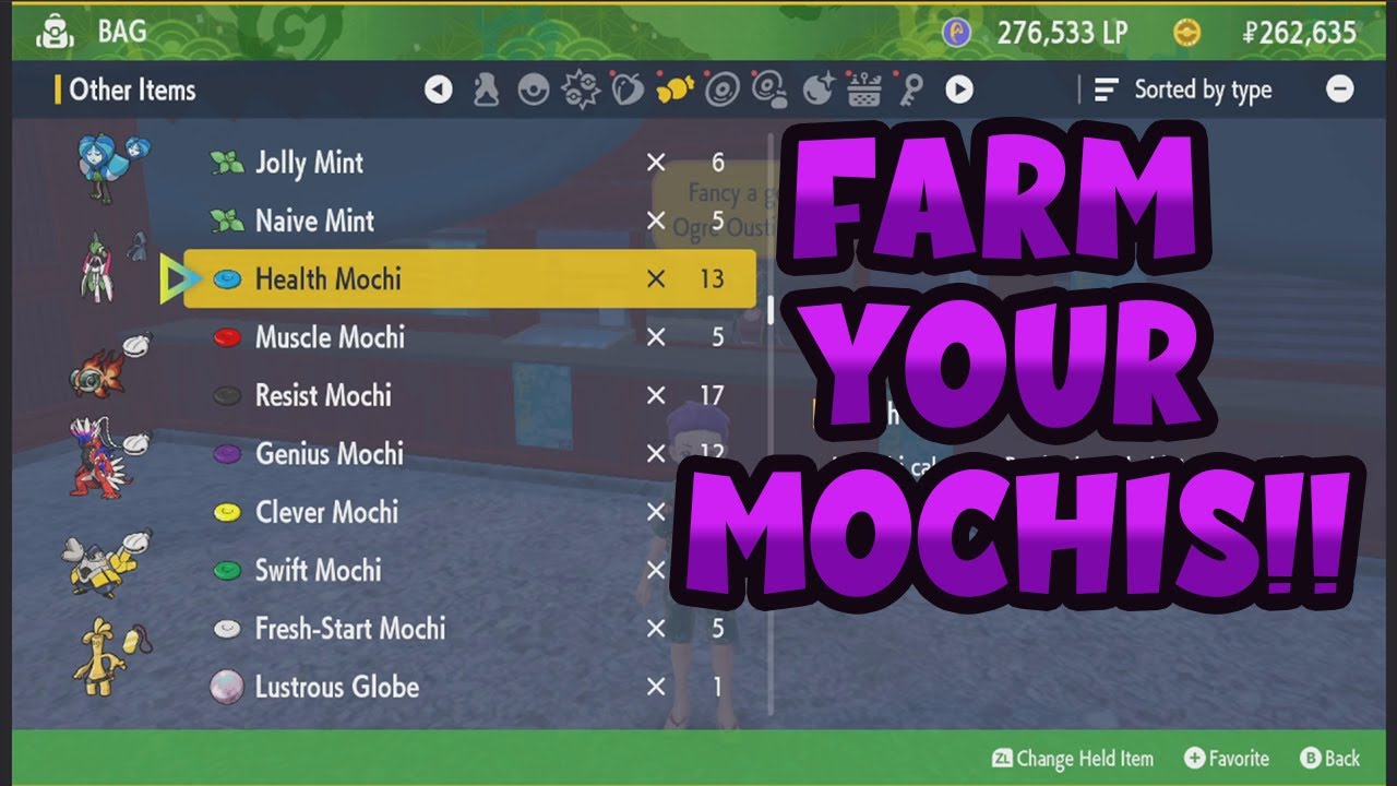 IF YOU PLAY VGC FARM FOR MOCHIS! Pokemon Scarlet & Violet The Teal Mask ...