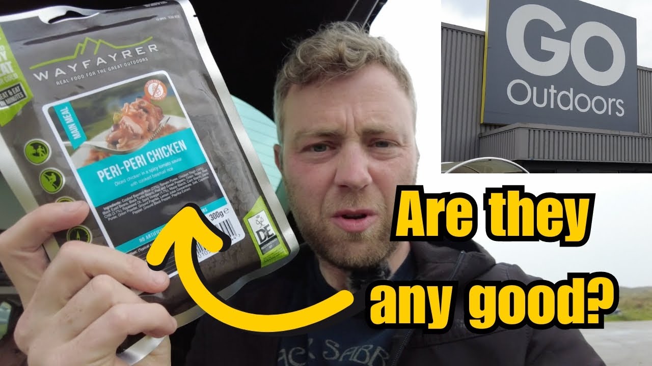 WILD CAMPING FOOD | Review and taste test of Wayfarer Wild Camping ...