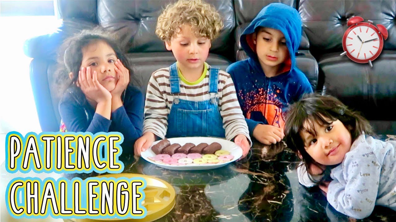 HILARIOUS PATIENCE CHALLENGE WITH THE KIDS! - YouTube