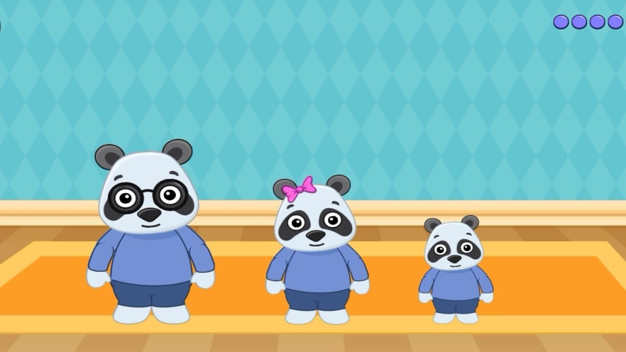 panda home in toddler toons game - YouTube