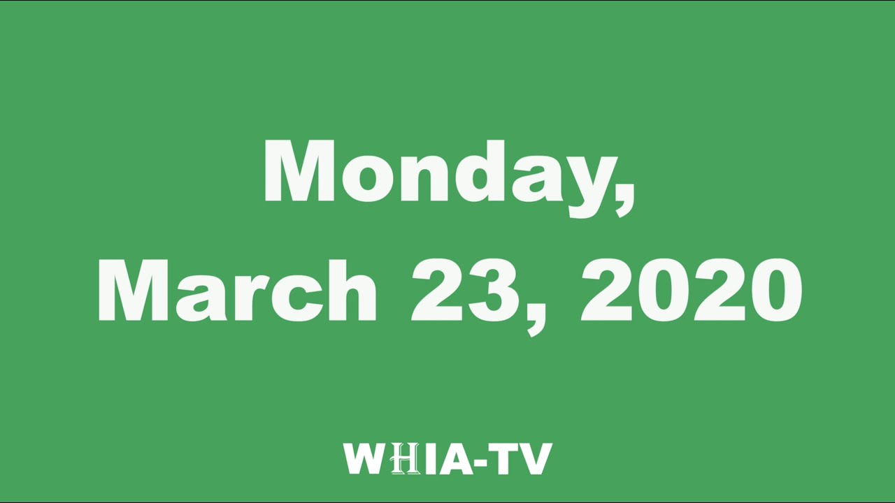 Monday, March 23 - YouTube