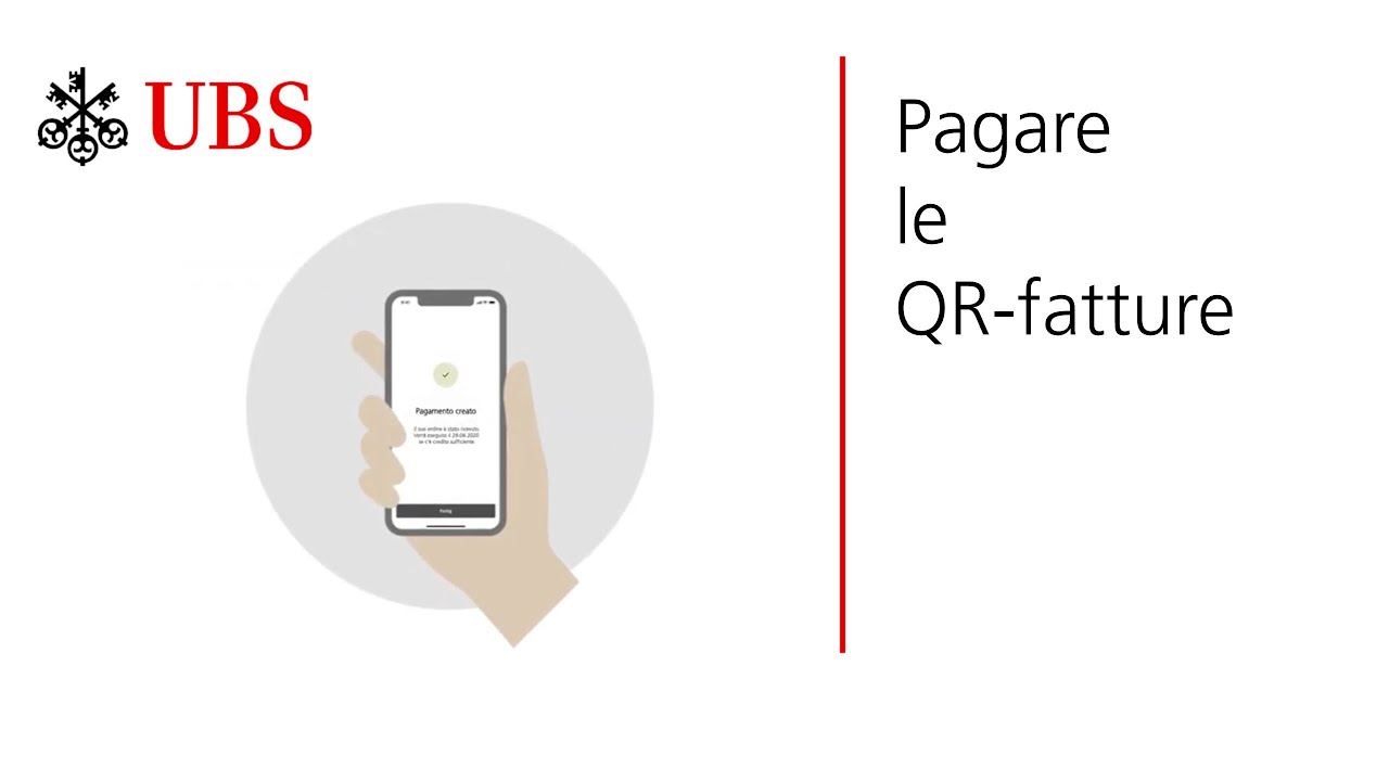 Pagare le QR-fatture con UBS Mobile Banking | UBS Mobile Banking - YouTube