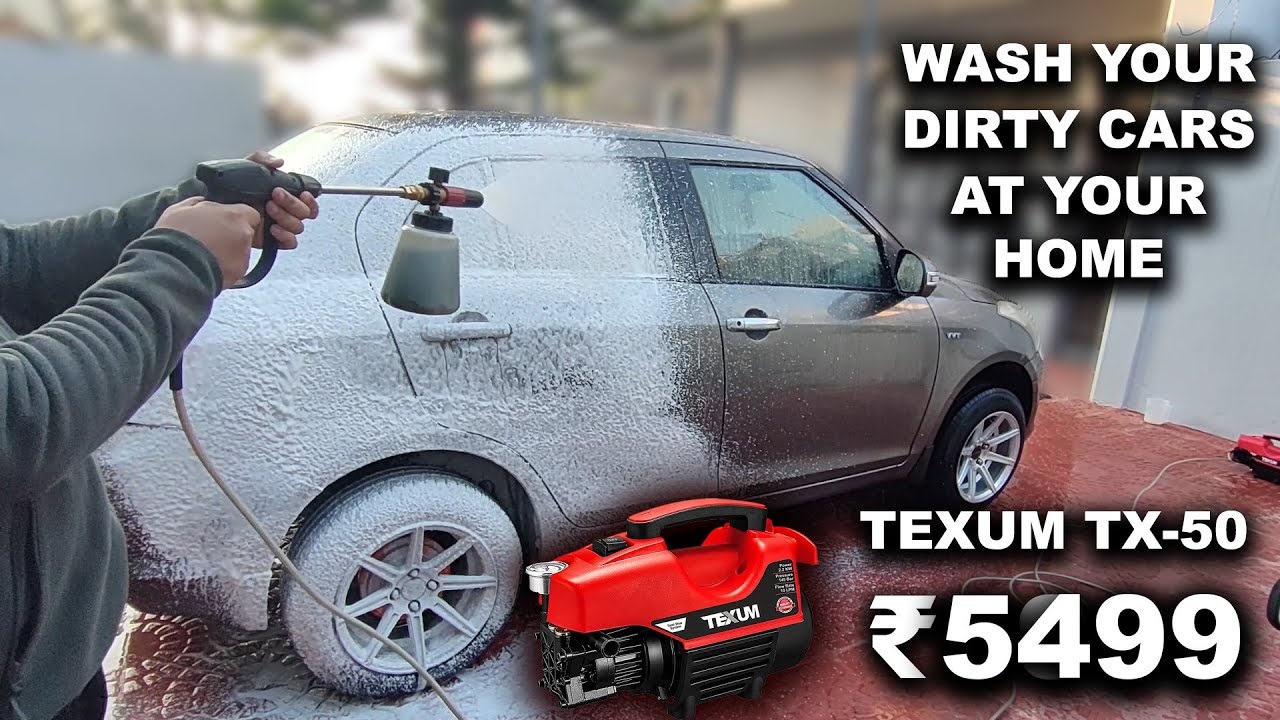 TEXUM TX-50 high Pressure Car Washer Machine for bikes, cars, Ac ...