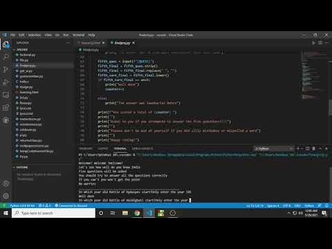 Code in place project - YouTube