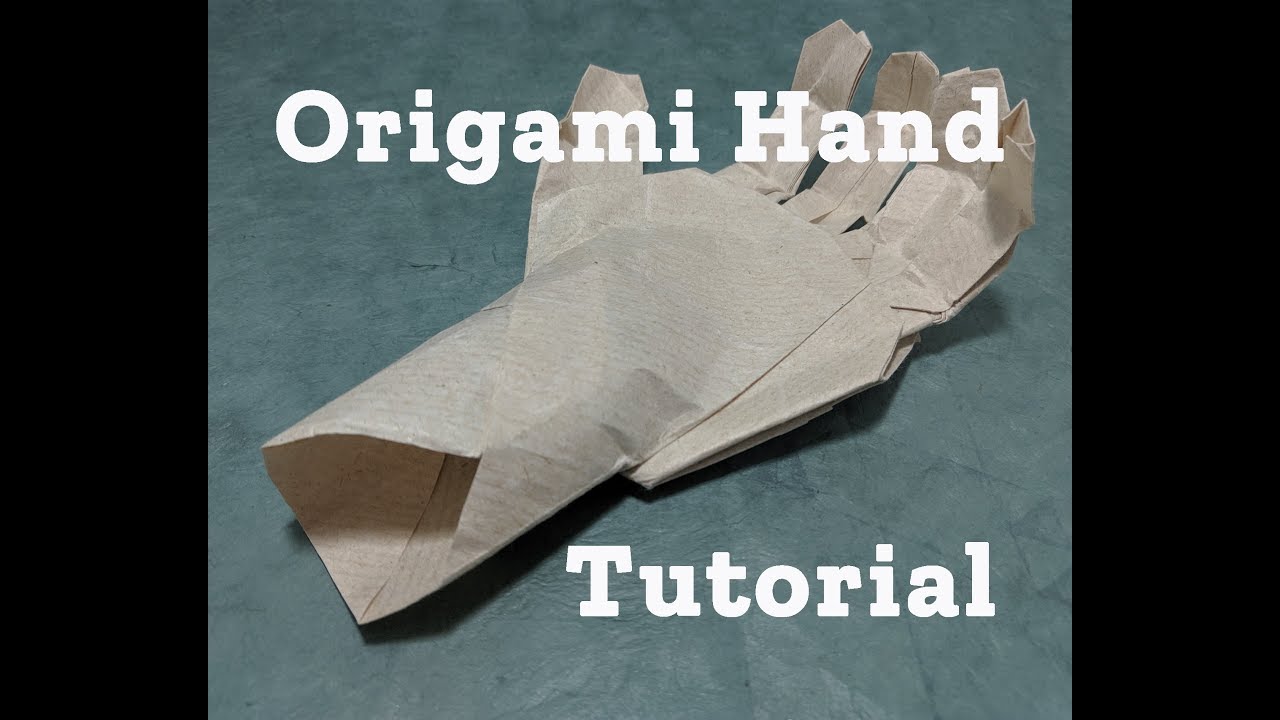 Origami Hand Tutorial (Kei Morisue) - YouTube