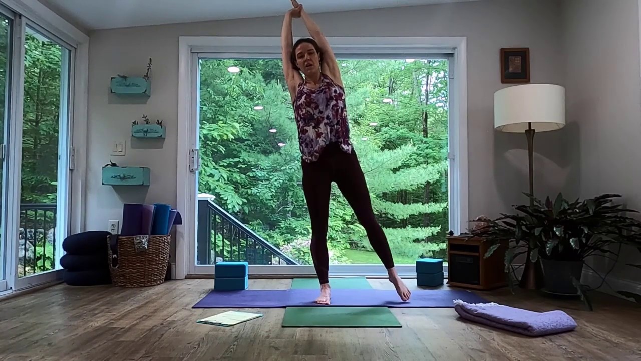 Off the Mat Side Body Yoga Break * Yoga At Your Door - YouTube