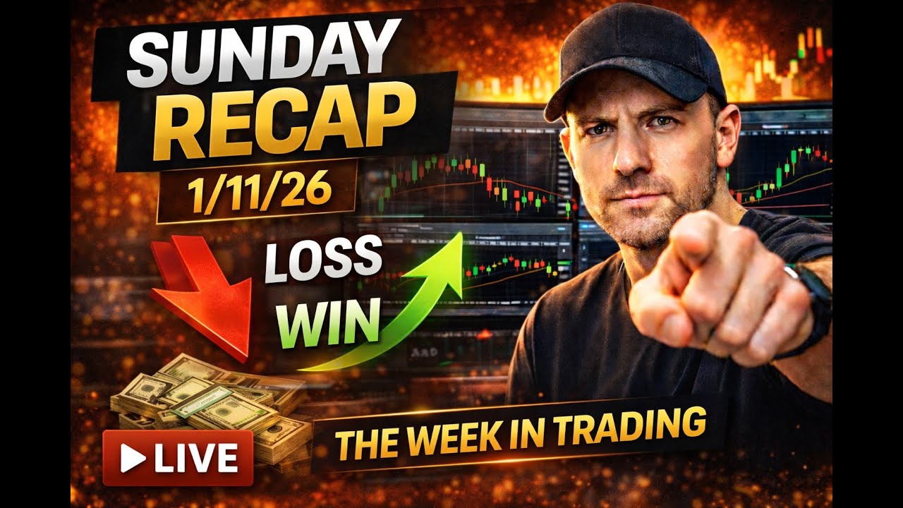 Sunday Trading Recap | Wins, Losses & Lessons – 1/11/2026 - YouTube