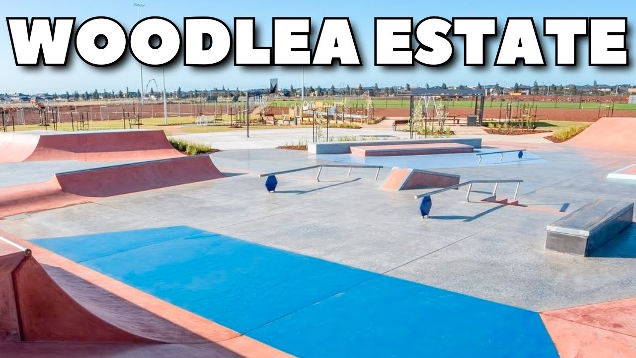 Woodlea Estate's AMAZING New Skatepark with Baseplate Design - YouTube