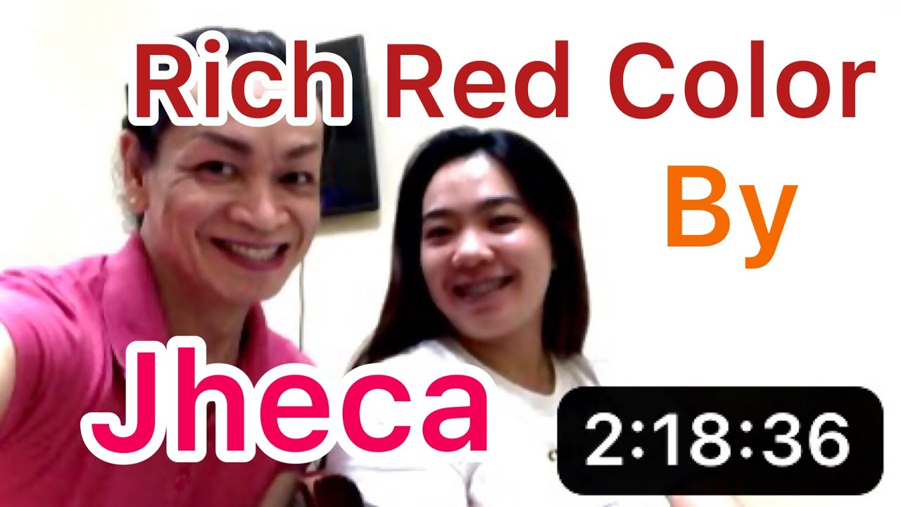 Rich Red Color By Jheca - YouTube