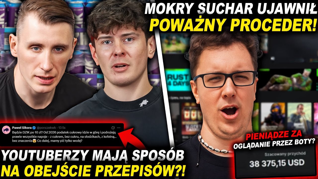 EKIPA WK MA DUŻY PROBLEM?! (MOKRY SUCHAR, KSIĄŻULO, BANDURA, NATSU ...