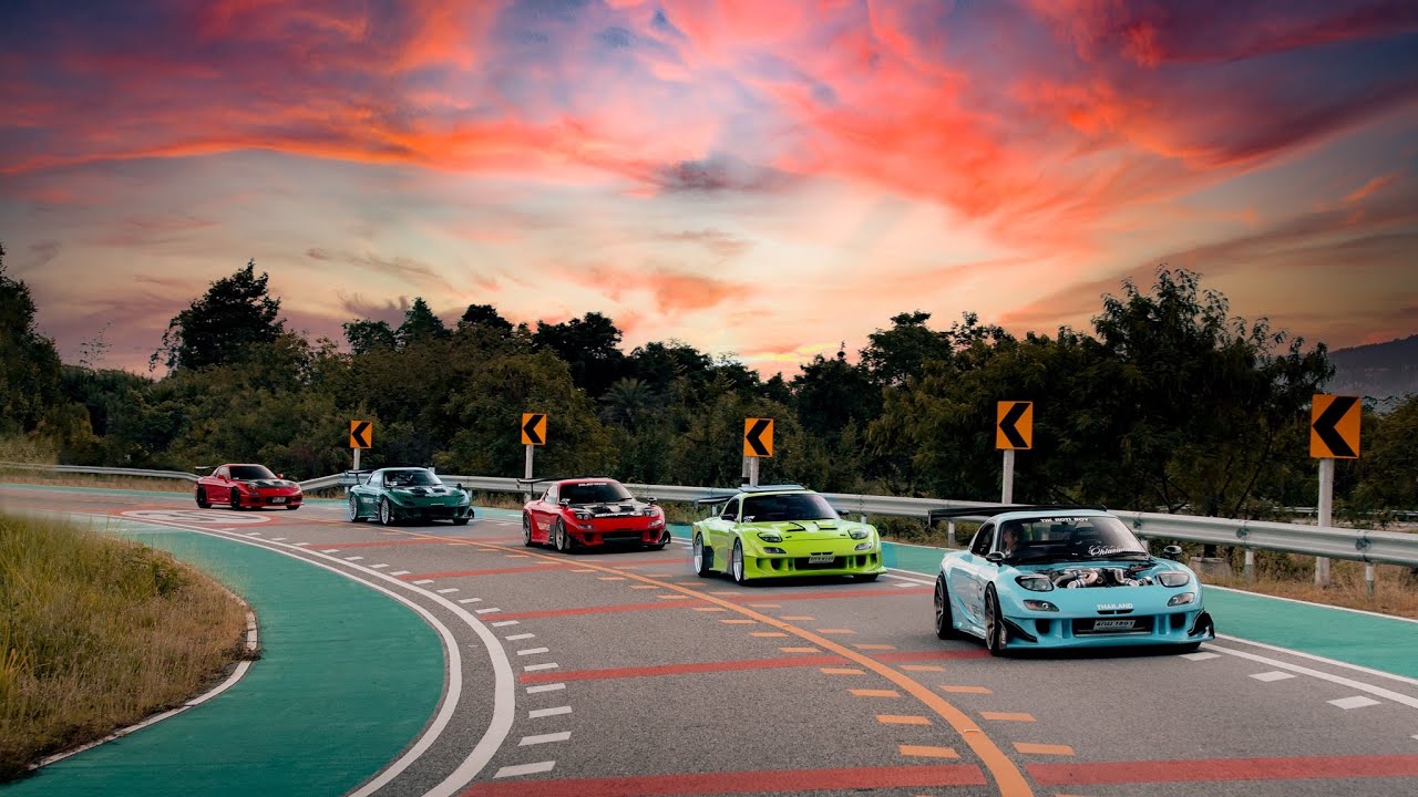 กลุ่ม Rx7Night Thailand ถ่ายออกสื่อช่อง Boxza Racing EP 9 - YouTube