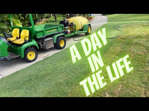 Golf Course Worker | A Day in The Life | Maintenance Crew | Grounds ...
