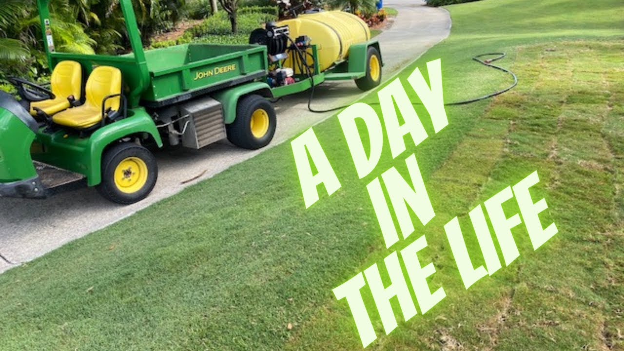 Golf Course Worker | A Day in The Life | Maintenance Crew | Grounds ...