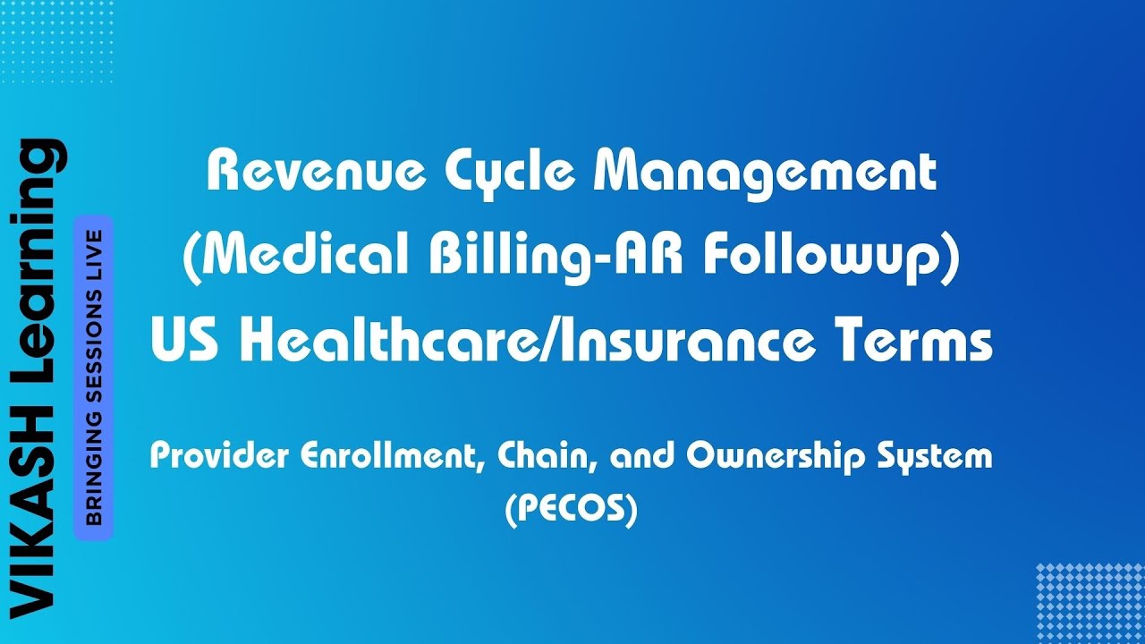 What is Provider Enrollment, Chain, and Ownership System (PECOS) in US ...