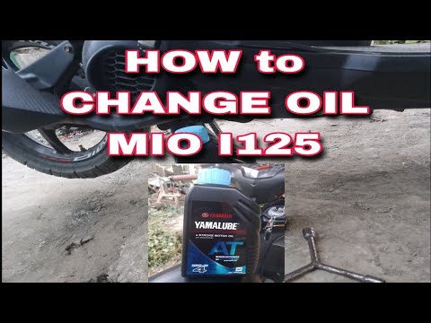 PAANO MAG CHANGE ENGINE OIL NG MIO I 125 // How to CHANGE OIL - YouTube