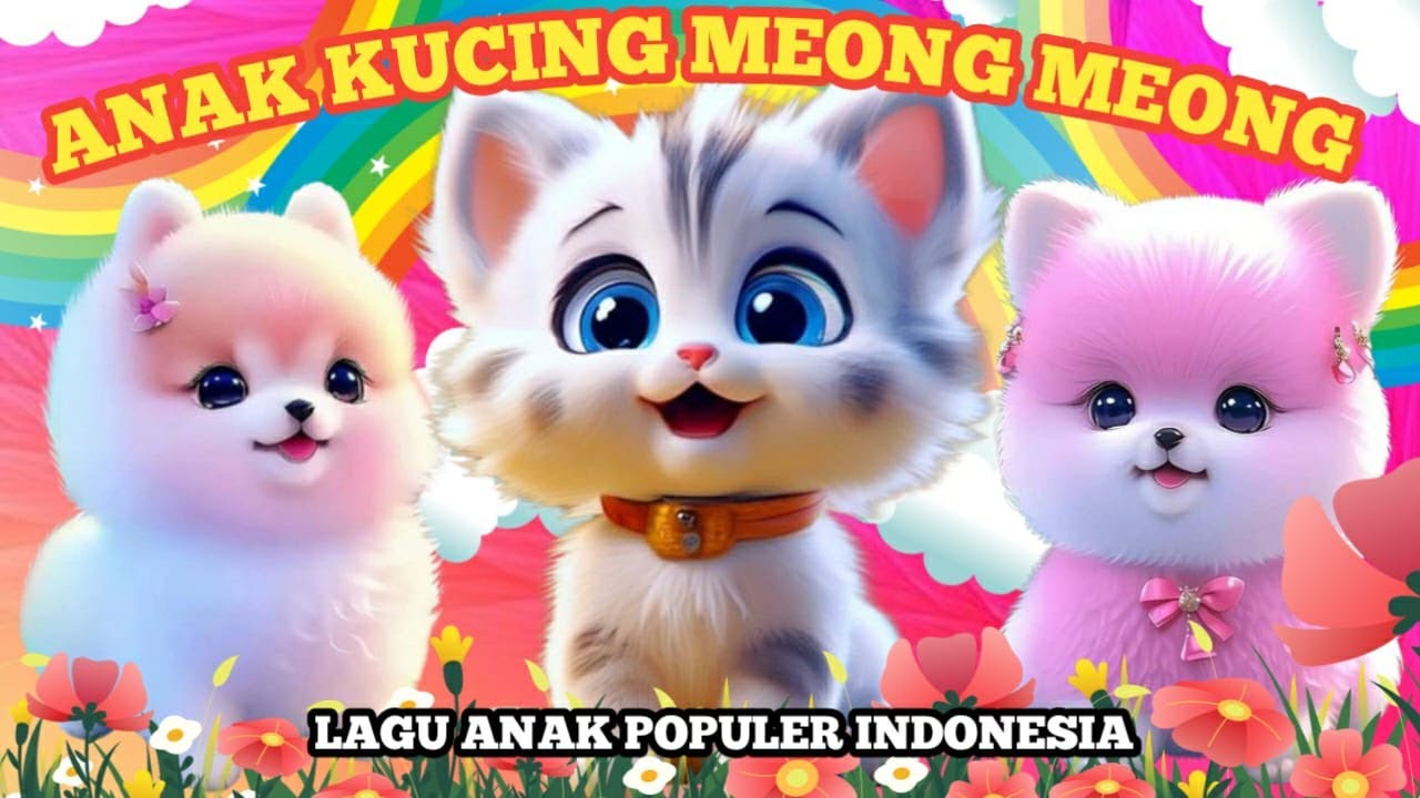 KOMPILASI LAGU ANAK INDONESIA - LAGU ANAK KUCING MEONG MEONG DAN LAGU ...
