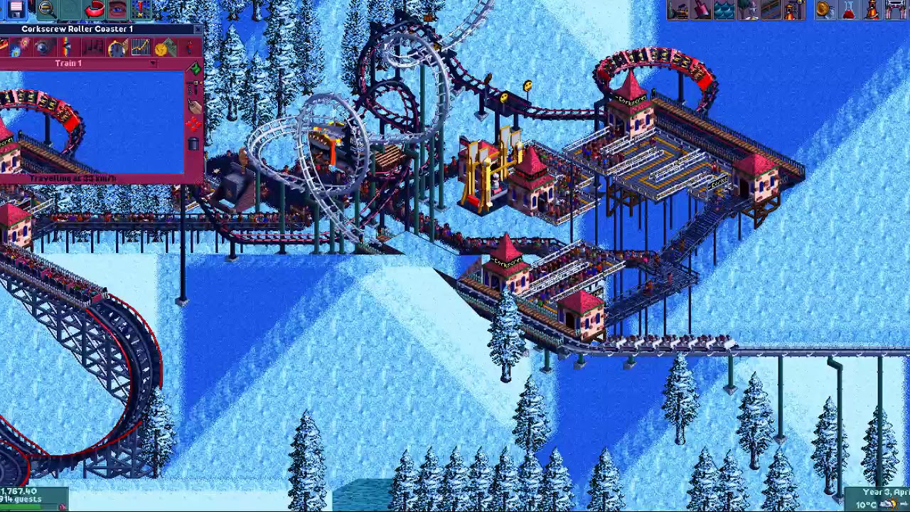 Open RCT 2 | Alpine Adventures | Alternate Completed Park - YouTube