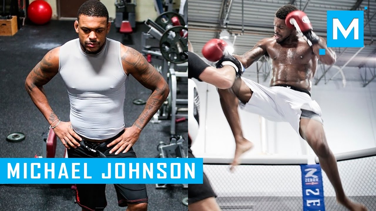 Michael Johnson Conditioning Training & Pad Work for MMA | Muscle ...