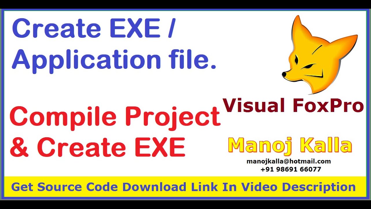 Vfp Create Exe File How To Create Exe File In Visual Foxpro How To Vfp Create Exe File How To Create Exe File In Visual Foxpro How To