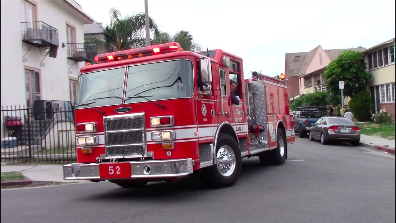 LAFD Engine 52 (reserve) - YouTube
